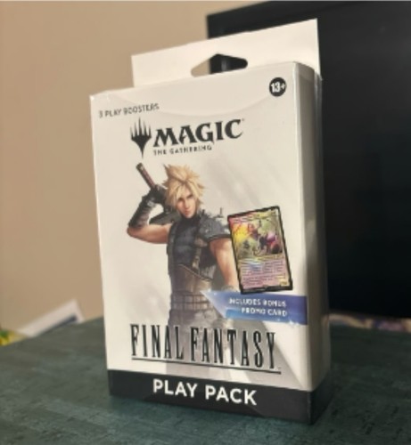 Magic The Gathering Final Fantasy Play Pack w/ 3 Packs & Promo SEALED ...