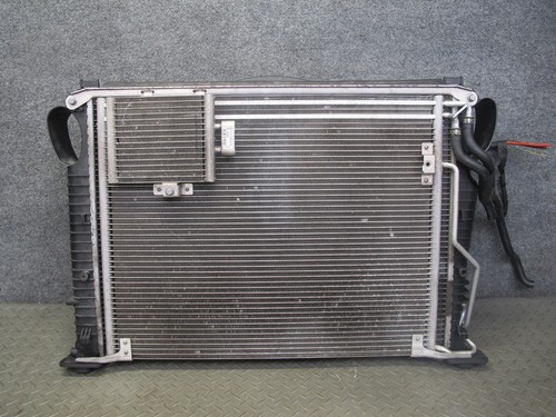 03-06 MERCEDES R230 SL500 ENGINE RADIATOR A/C CONDENSER OIL COOLER FAN ...