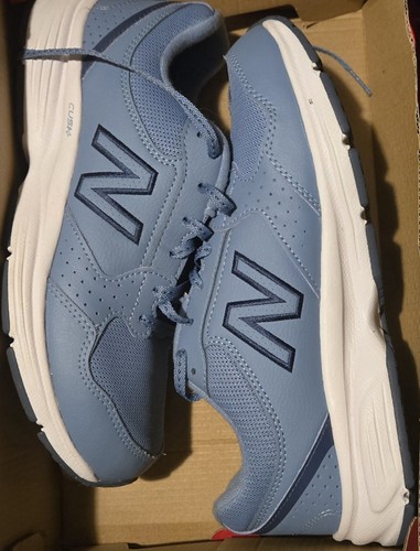 New Balance Women's Blue NB Cushioned Walking Sneakers lace up shoes ...