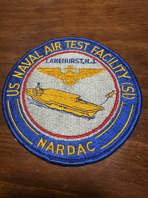 Vintage US Navy Naval Air Test Facility NARDAC Patch - Lakehurst NJ | eBay
