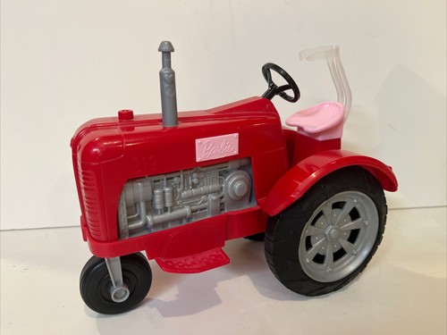 Barbie Tractor 2017 Pink and Red Mattel | eBay