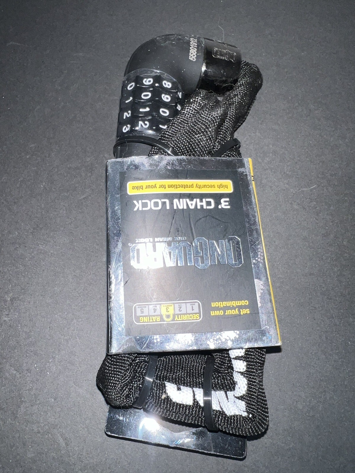 OnGuard Key Chain Bike Lock 3 High Security Level 3ft X 5mm for sale ...