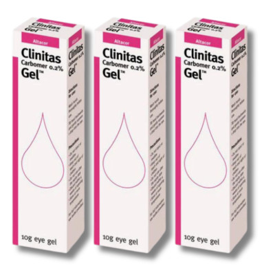 Clinitas Gel 0.2% 10g Carbomer | Moisturising Relief For Dry Eyes ...