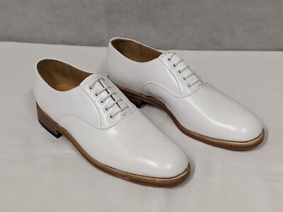 British Royal Navy White Leather Naval Dress Uniform Parade Shoes | eBay
