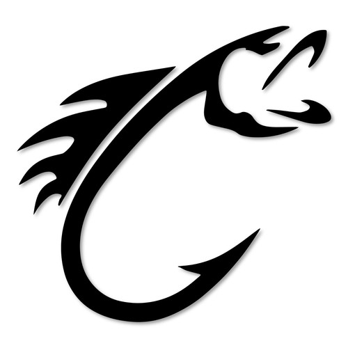 Fishing Stickers Bait and Tackle Decals 5x4.7 Inch Vinyl Decal 2.5mil ...