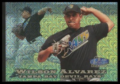 1998 Flair Showcase Flair Showcase Row 0 #104 Wilson Alvarez Devil Rays ...