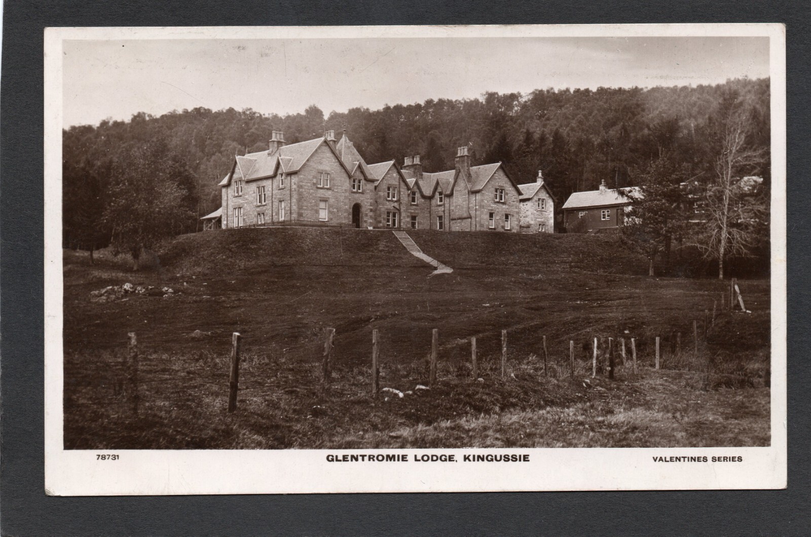 Postcard Kingussie nr Newtonmore Scotland the Glentromie Lodge posted ...