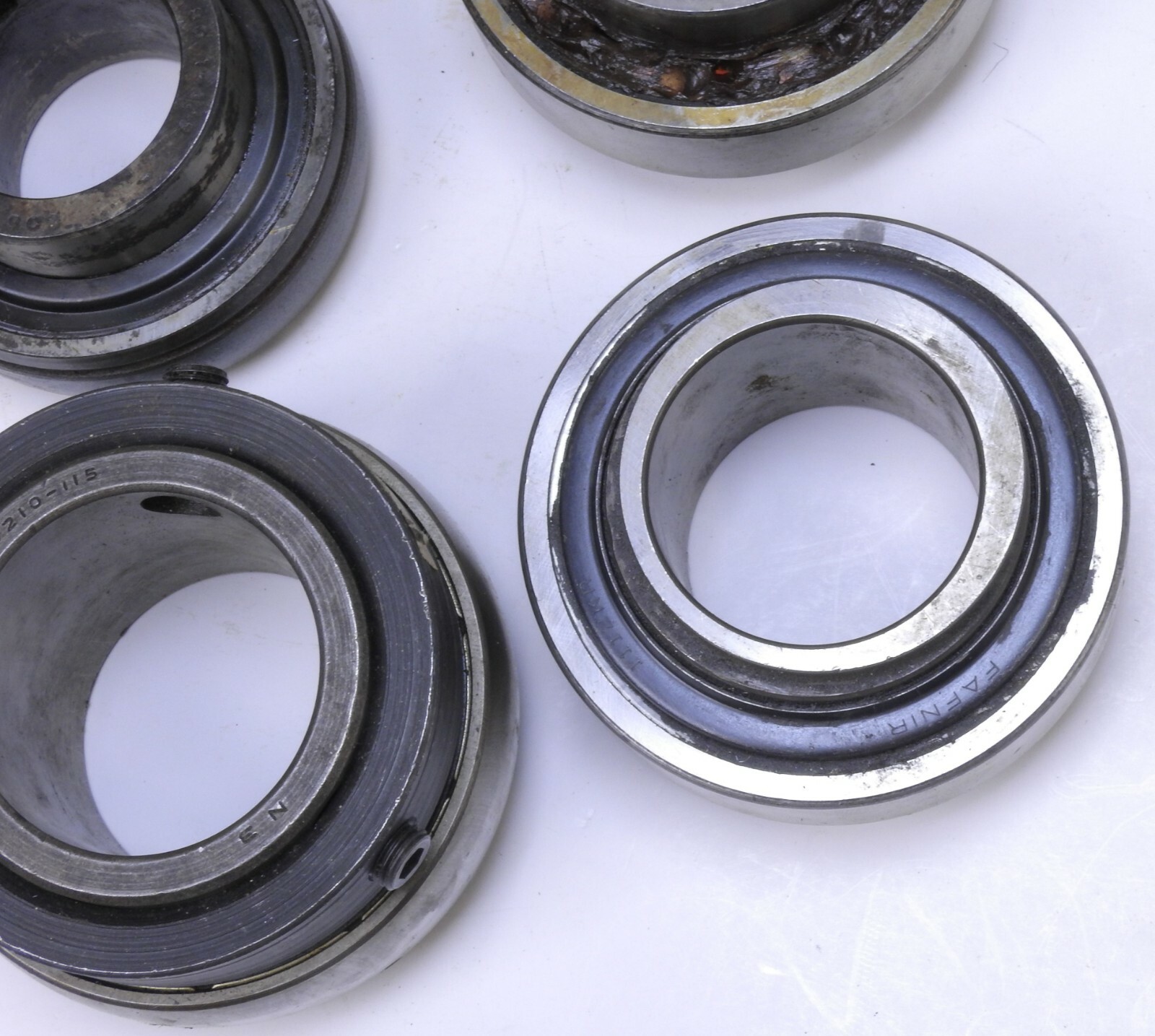 Lot of 4 Ball Bearing N3 479210-115, i 90 1-1/2 , SM 1112K, Fafnir 1112 ...