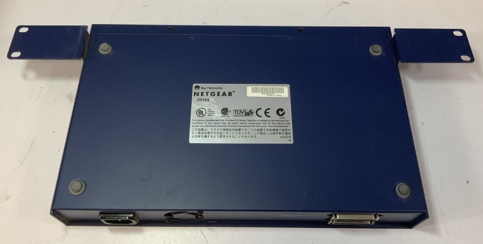 NETGEAR DS524 24-Port 10/100 Dual Speed Stackable Hub Network Switch ...