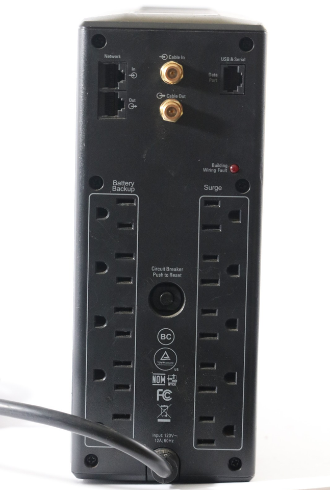 APC BX1500M Back-UPS Pro 1500VA 900W Battery Backup & Surge Protector ...