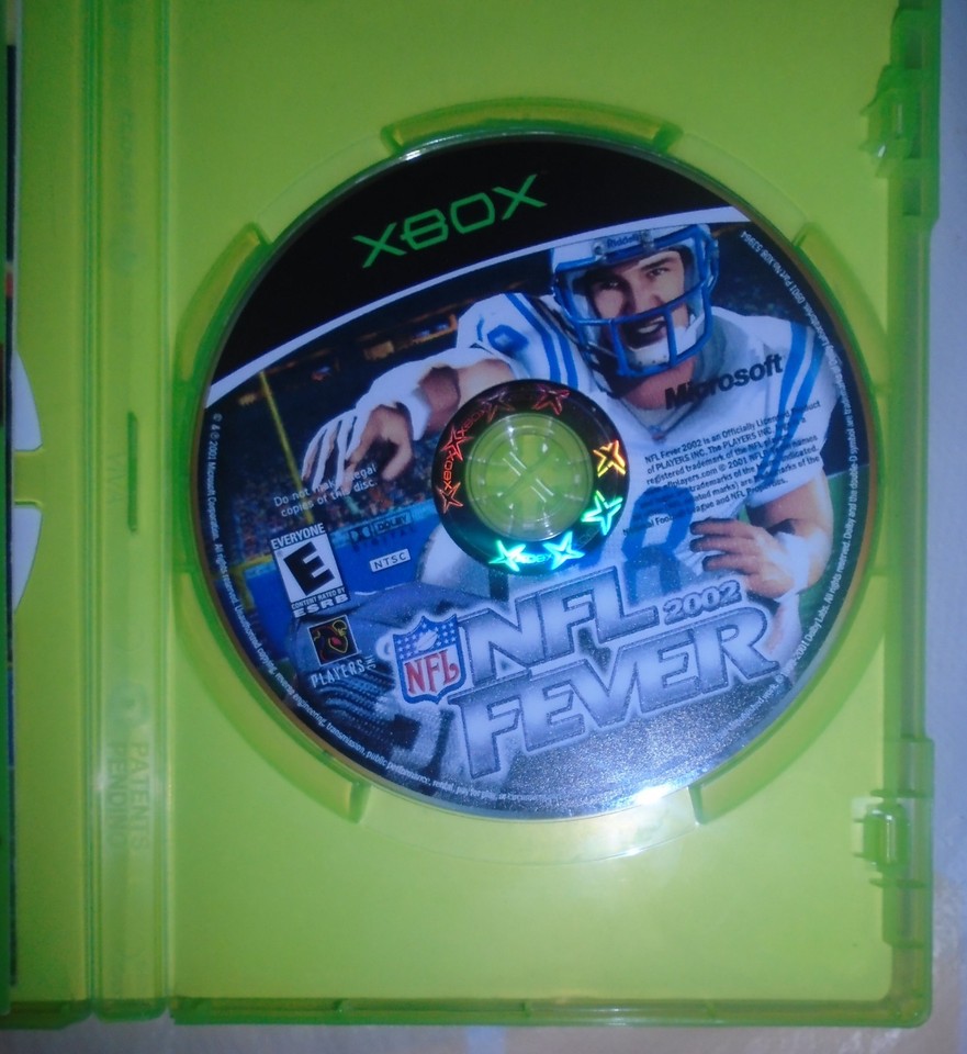 Xbox OG Exclusive NFL Fever 2002 w/OEM Case, COMPLETE TESTED 360 ...