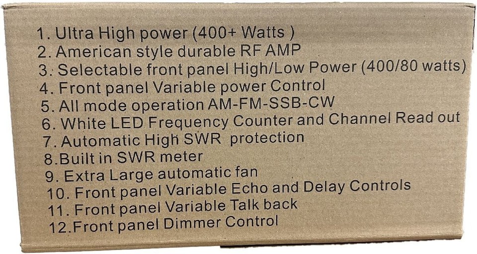 Ranger RCI Longhorn Superior N6 Ultra High Power 10 Meter Radio 400 ...