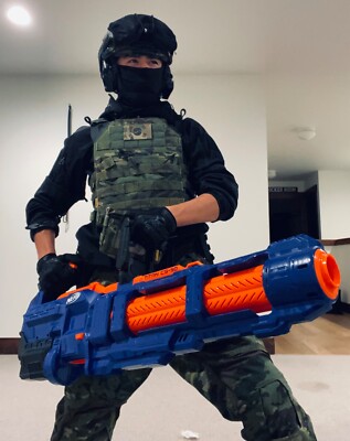 🔥Nerf Elite Titan CS 50 Minigun Dart Blaster (In good condition) 🍷🗿 | eBay