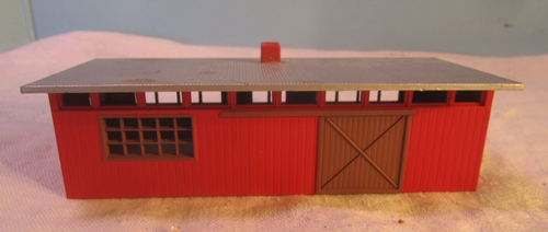 VINTAGE Models Train Railway Layout Trackside BUILDING HO SCALE RED ...