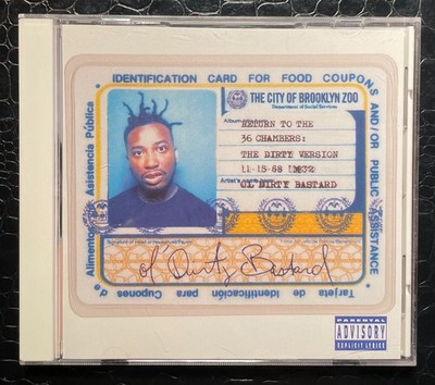 Ol’ Dirty Bastard RETURN TO THE 36 CHAMBERS Dirty Version + 2 BONUS WTC ...