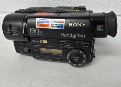 Sony Handycam CCD-TR416 Video 8 XR Camcorder 180x Digital Zoom ...