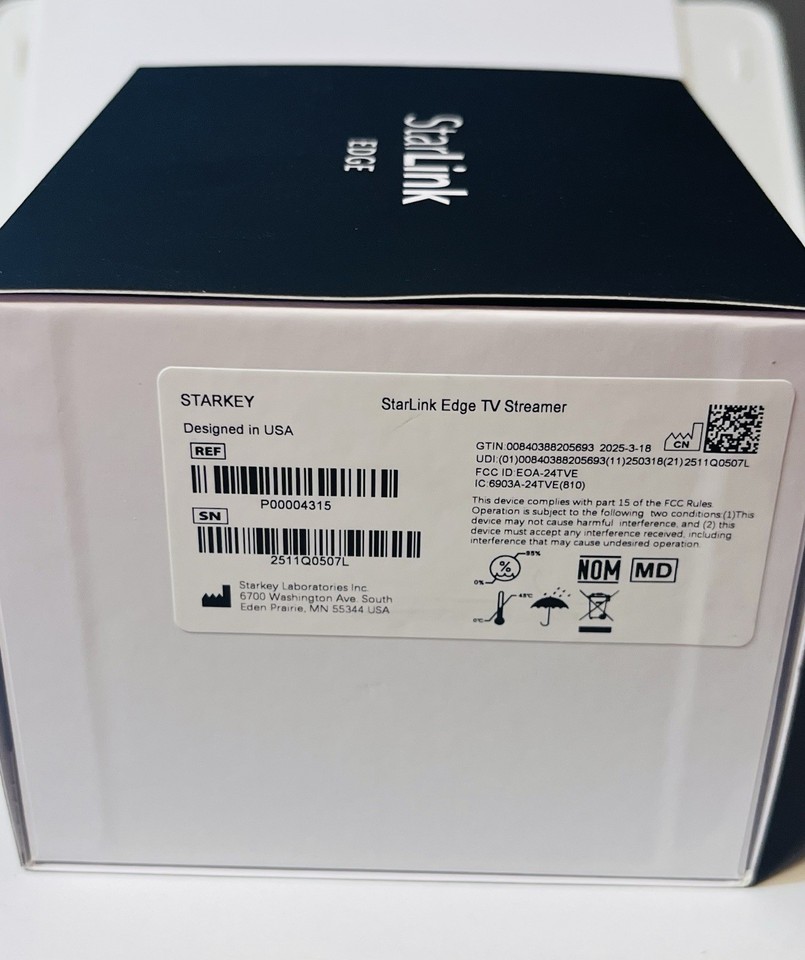 NEW Starkey StarLink Edge TV Streamer w/ Auracast - Bluetooth LE Audio ...