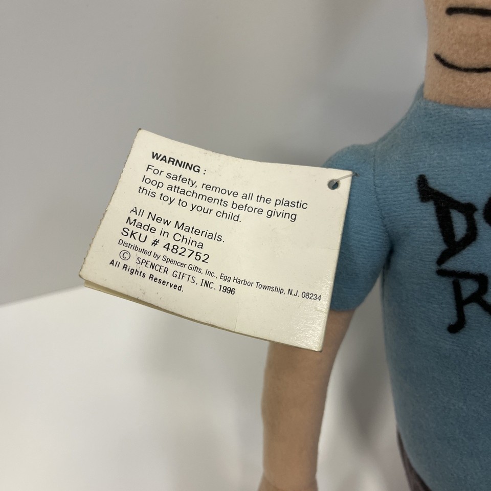 Vintage BEAVIS Doll MTV Plush Creations Spencers 1996 and Butthead Show ...