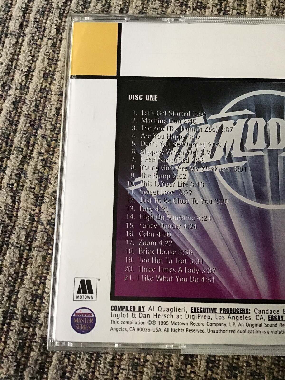 THE COMMODORES THE BEST OF ANTHOLOGY SERIES 2-CD SET 39TRX MOTOWN PRINT ...