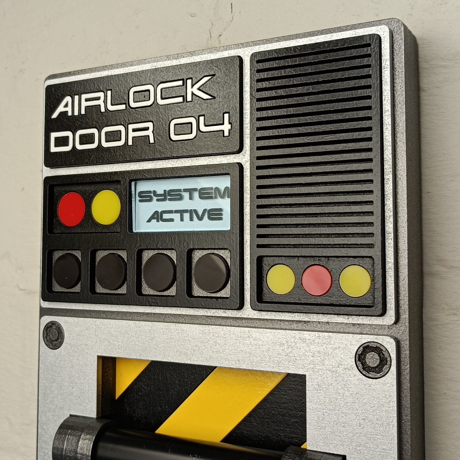 Sci-Fi inspired Airlock Door Control Panel / 3d Prop entry handle ...