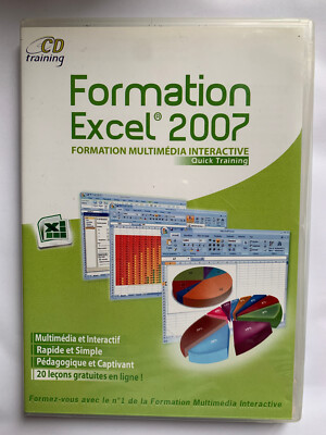 FORMATION EXCEL 2007 Formation/ LOGICIEL PC/ CD-ROM PC | eBay