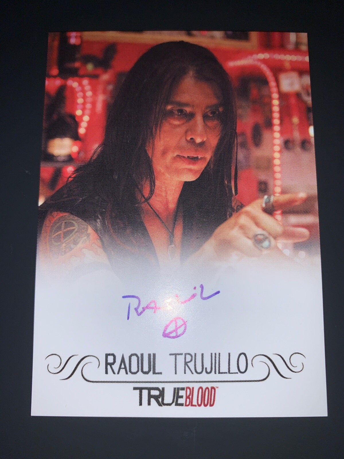 True Blood Premiere Autograph Card Raoul Trujillo as Longshadow Full ...