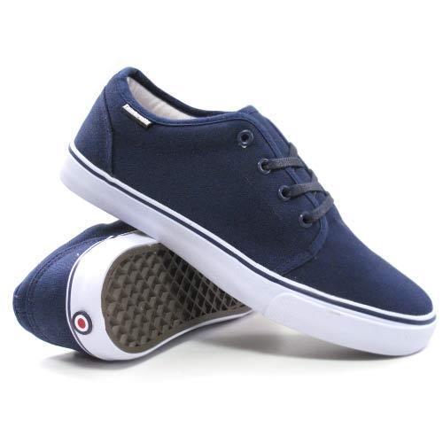 Mens Lambretta Lace Up Casual Canvas Shoes Plimsolls Pumps Skates ...