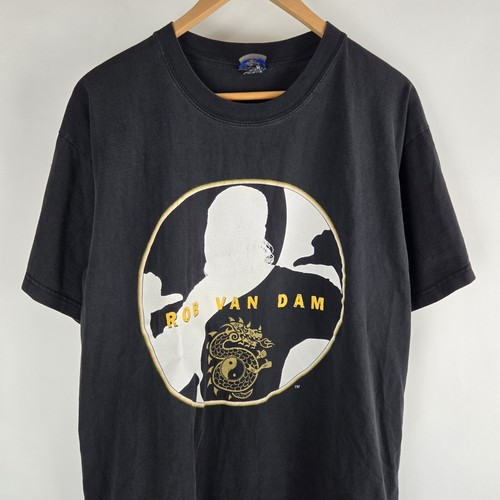 WWF ECW WWE RVD RobVan Dam Whatever Yin Yang 2002 Wrestling Shirt Size ...