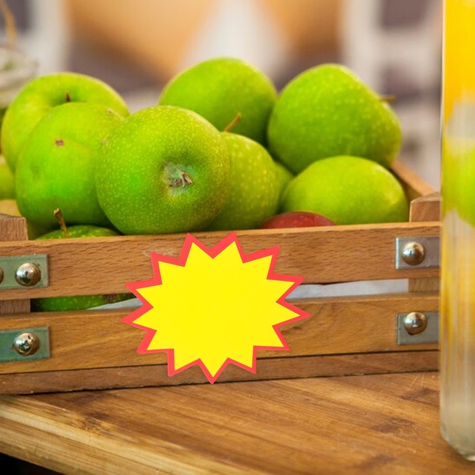 100pcs Price Label Store Replacement Sale Tags Shop Price Tags Commerce ...