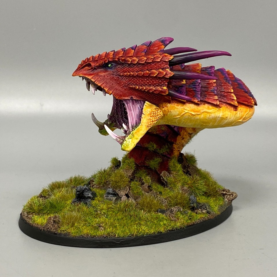 DREAD MAW FORGE WORLD SERPENT WORM CHAOS WARHAMMER AGE OF SIGMAR DRAGON ...