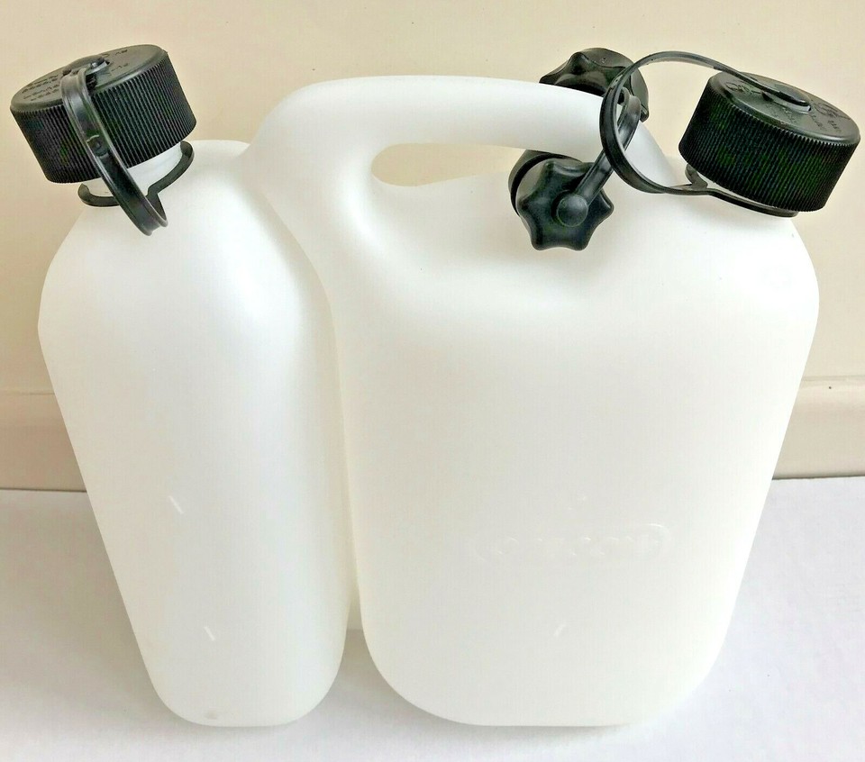 OREGON Chainsaw Combi Fuel Can Petrol & Oil Transparent Clear Container ...