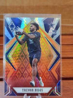2020 Panini Phoenix Football Trevon Diggs - Fire Burst Prizm RC ...
