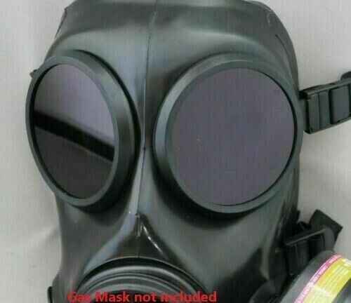 FM12 Gas Mask Genuine Rubber Lenses / Outserts - Black - Blue - Red ...