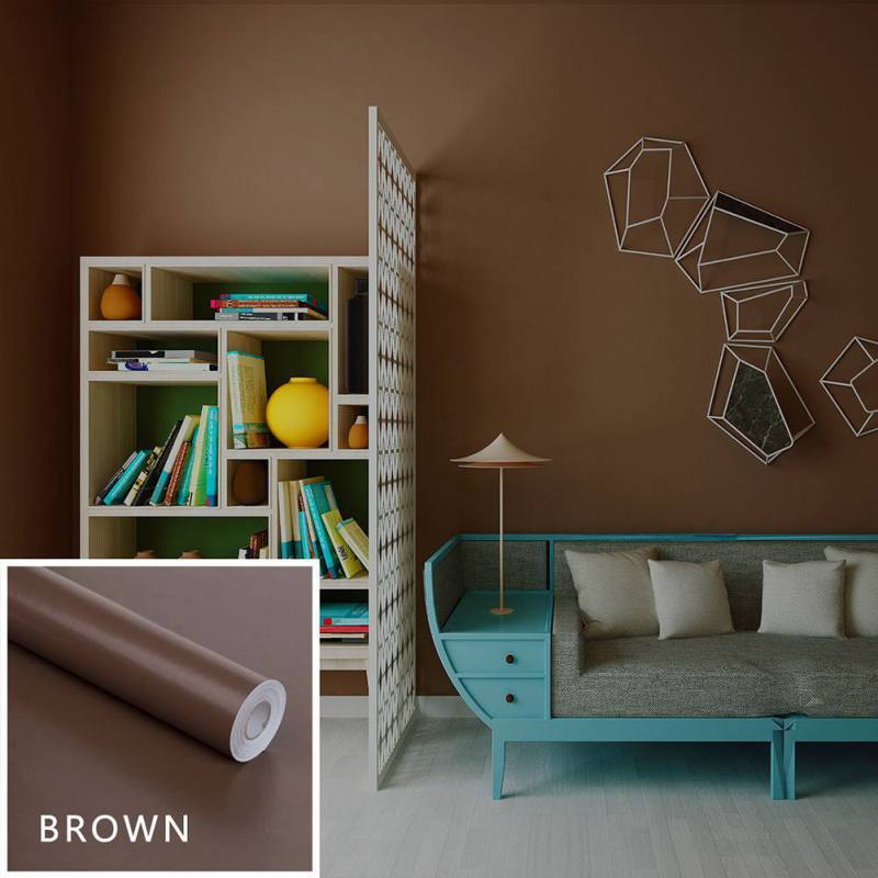 13 Colors Wall Paper Self Adhesive Kitchen Cupboard Cover Removable ...