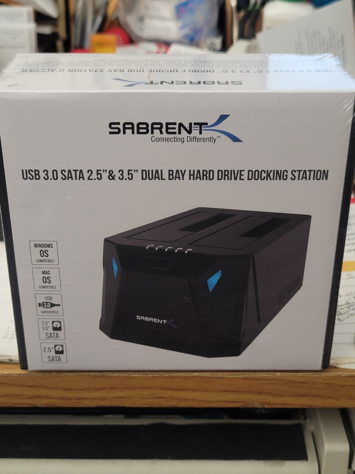 Sabrent EC-HD2B USB 3.0 to SATA I/II/III Dual Bay External Hard Drive ...