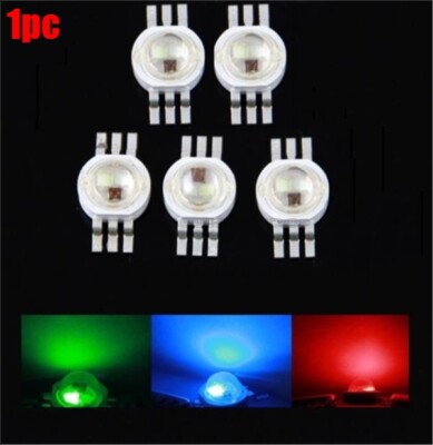 1Pcs 3W Red Green Blue Rgb Bead Smd 6Pin High Power Led Ic New cq | eBay