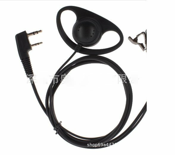 D Shape Hanger Earphone Earpiece FOR KENWOOD BAOFENG TYT | eBay