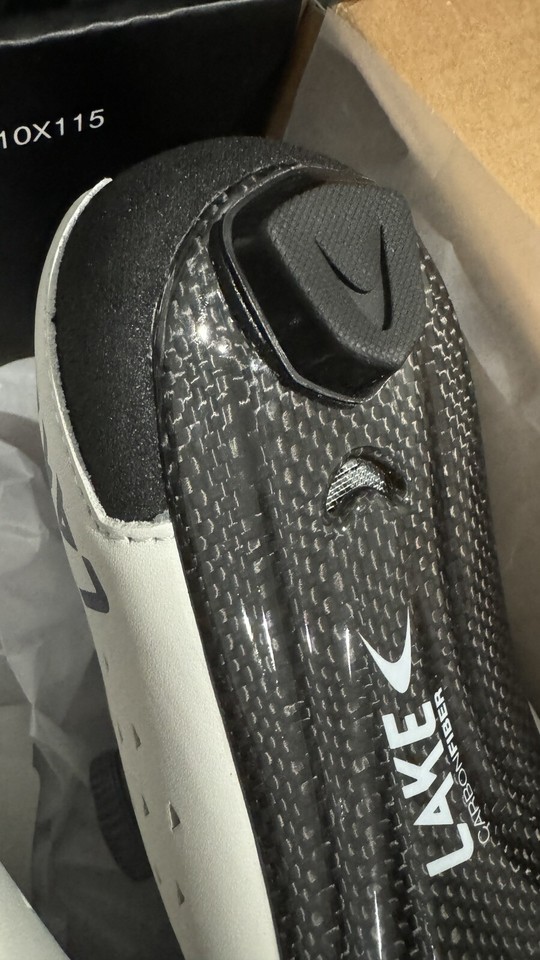 Lake CX238 Cycle Bike Shoes Carbon Road Bicycle|White/White-SizeEU44 ...