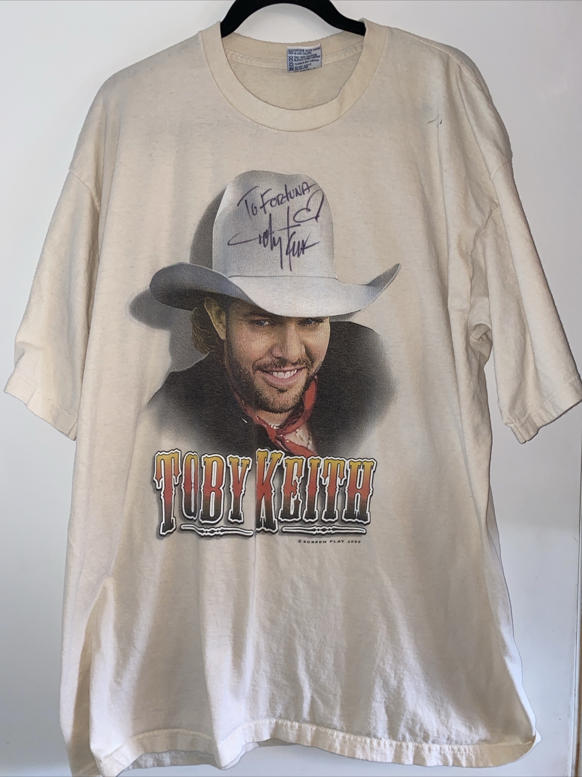 Vintage 2000 Screen Play Toby Keith T-Shirt Men’s XXL… - Gem