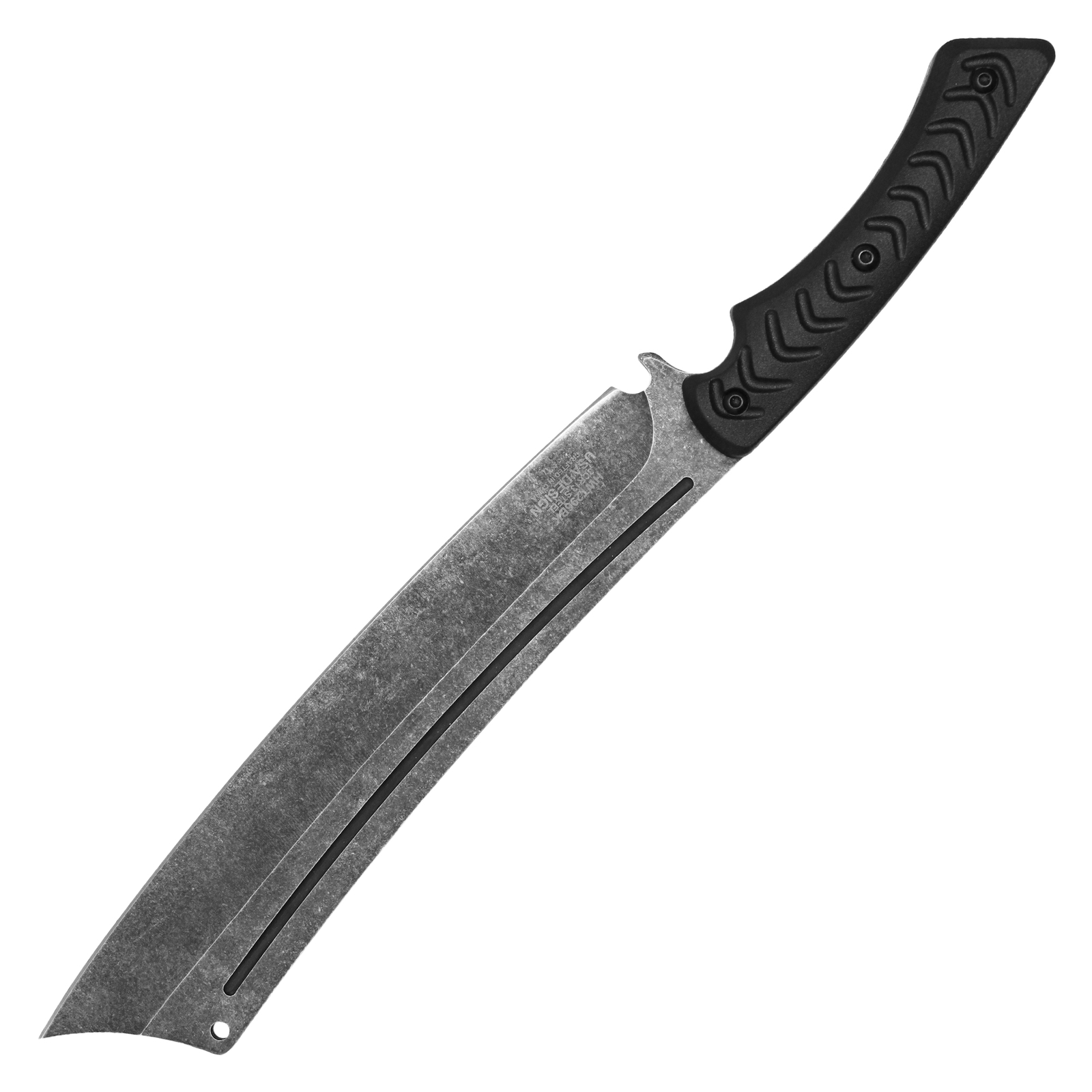 WARTECH 13" FULL TANG TACTICAL STONEWASHED MACHETE FIXED BLADE HUNTING ...