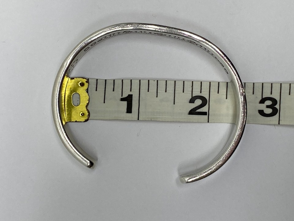 B. MORGAN STERLING 14K GOLD STAMPED - STERLING SILVER - MENS Cuff 47.4g ...