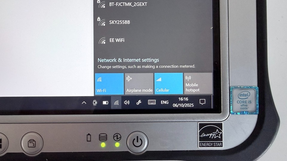 PANASONIC TOUGHPAD FZ-G1 MK4 LAN 4G Tablet 9CELL EXTENDED FZ-VZSU88U ...