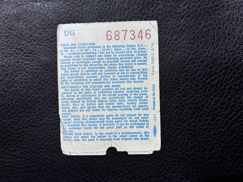 Led Zeppelin Concert Ticket Stub 1/6/75 MSG NYC Vintage Rock ...