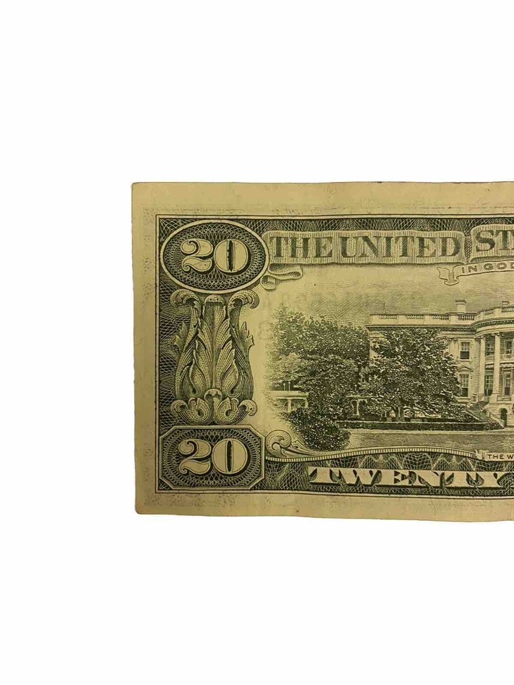1993 $20 Twenty Dollar Bill Rare Federal Reserve Note Vintage Miscut | eBay