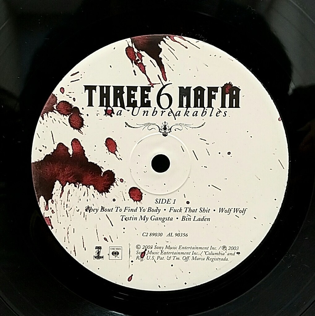 (LP) Three 6 Mafia ‎– Da Unbreakables , OG Press, C2 89030, Album, Rare ...