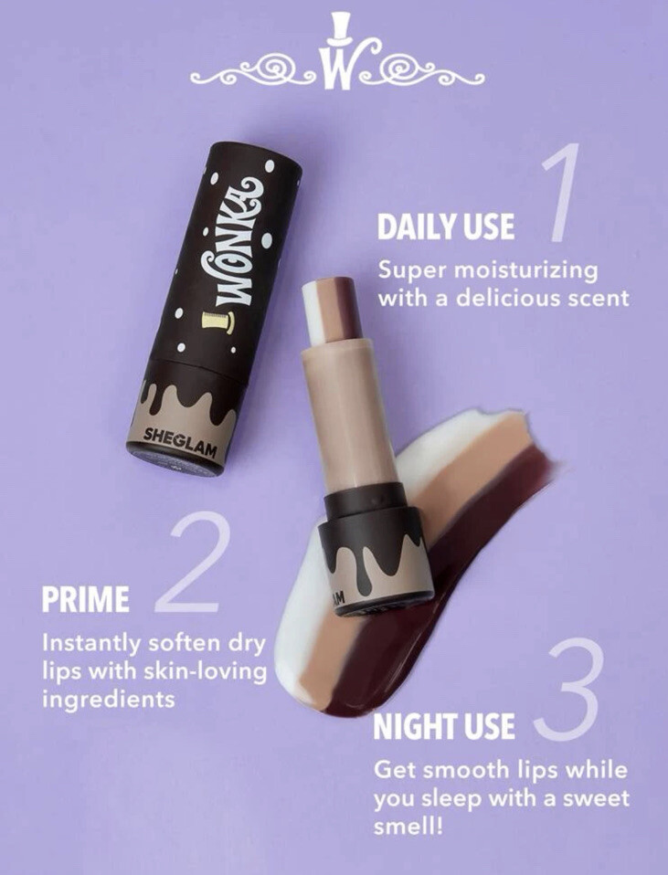 SHEGLAM WILLY WONKA Chocolate Scented Full Collection PR Box Makeup ...