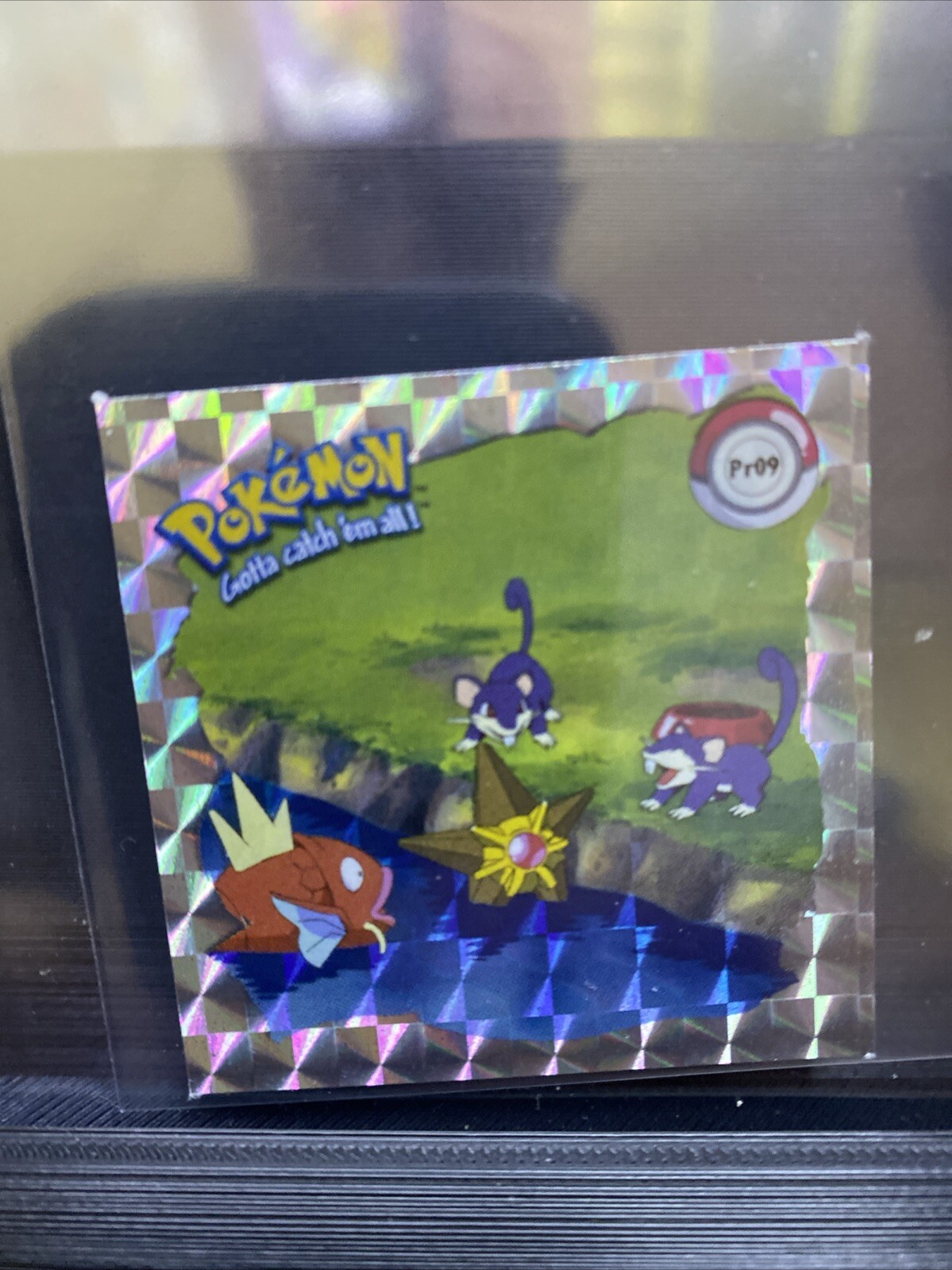 Vintage 1999 Artbox Pokemon Sticker Rare Series 1 PRIZM #PR09 Rattata ...