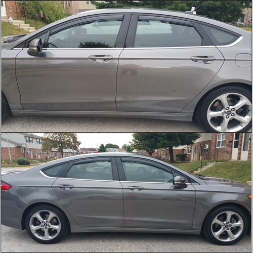 In-Channel Window Vent Visors Rain Guards Deflectors For 2013-2020 Ford ...