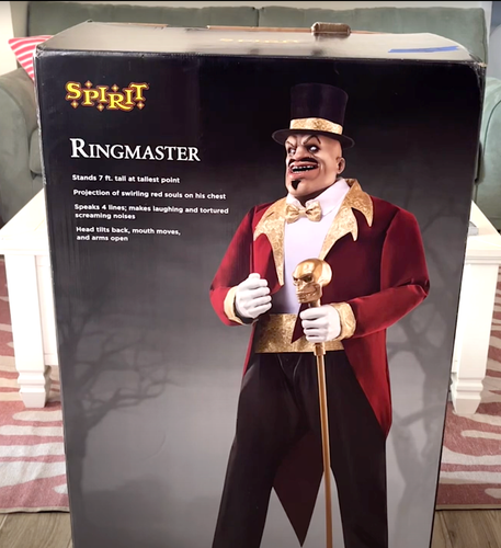 Spirit Halloween 7 Ft Ringmaster Animatronic, NIB | eBay