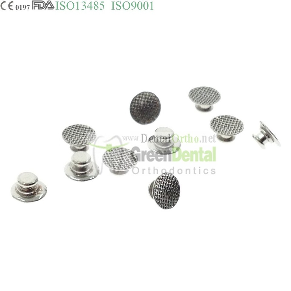 50Pcs Lingual Button Dental Orthodontic Buccal Tube Molar Band Archwire ...